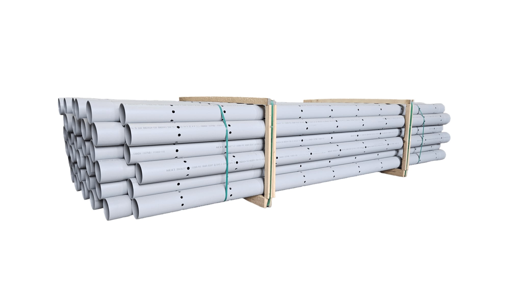 4'' Perforated, 7 Hole - Distrocan